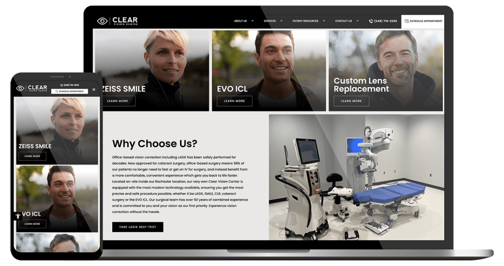 Clear Vision Center | Glacial Multimedia, Inc.