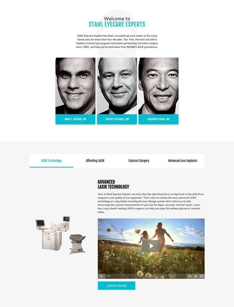 Stahl Eyecare Experts | Glacial Multimedia, Inc.